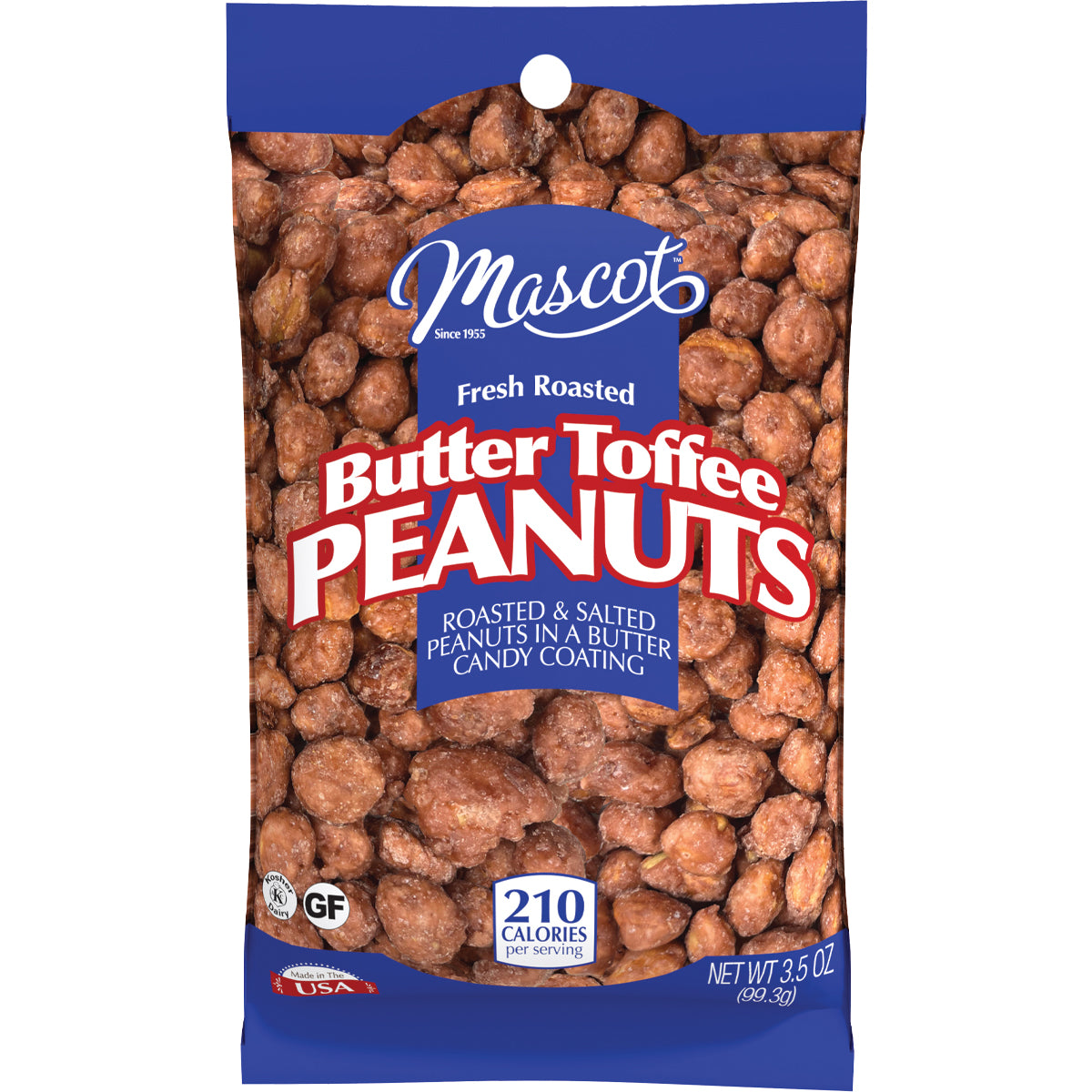 Butter Toffee Peanuts Grab-and-Go (24 case 3.5oz packs) – Mascot Pecan