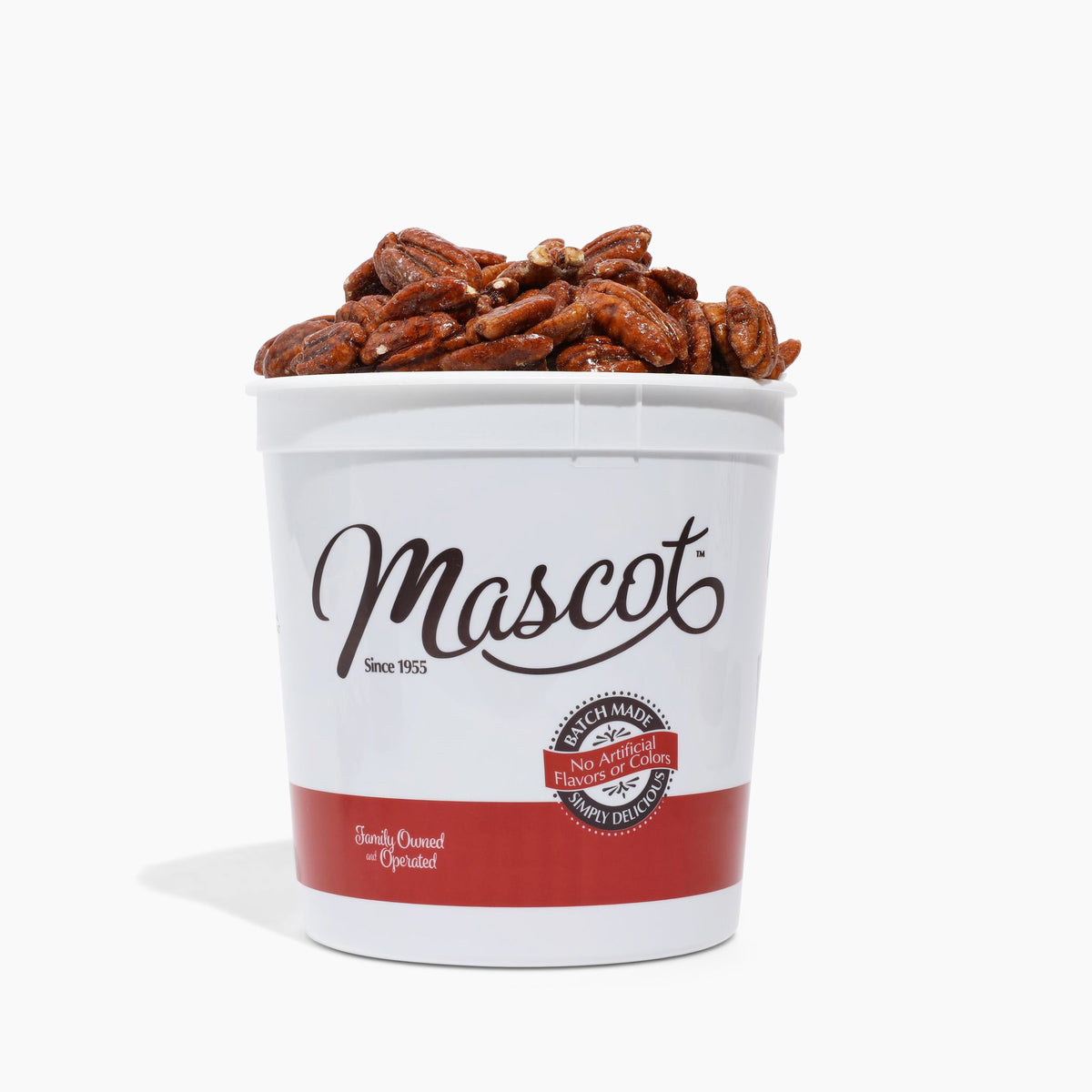 Glazed Pecans - 2 lbs tub – Mascot Pecan
